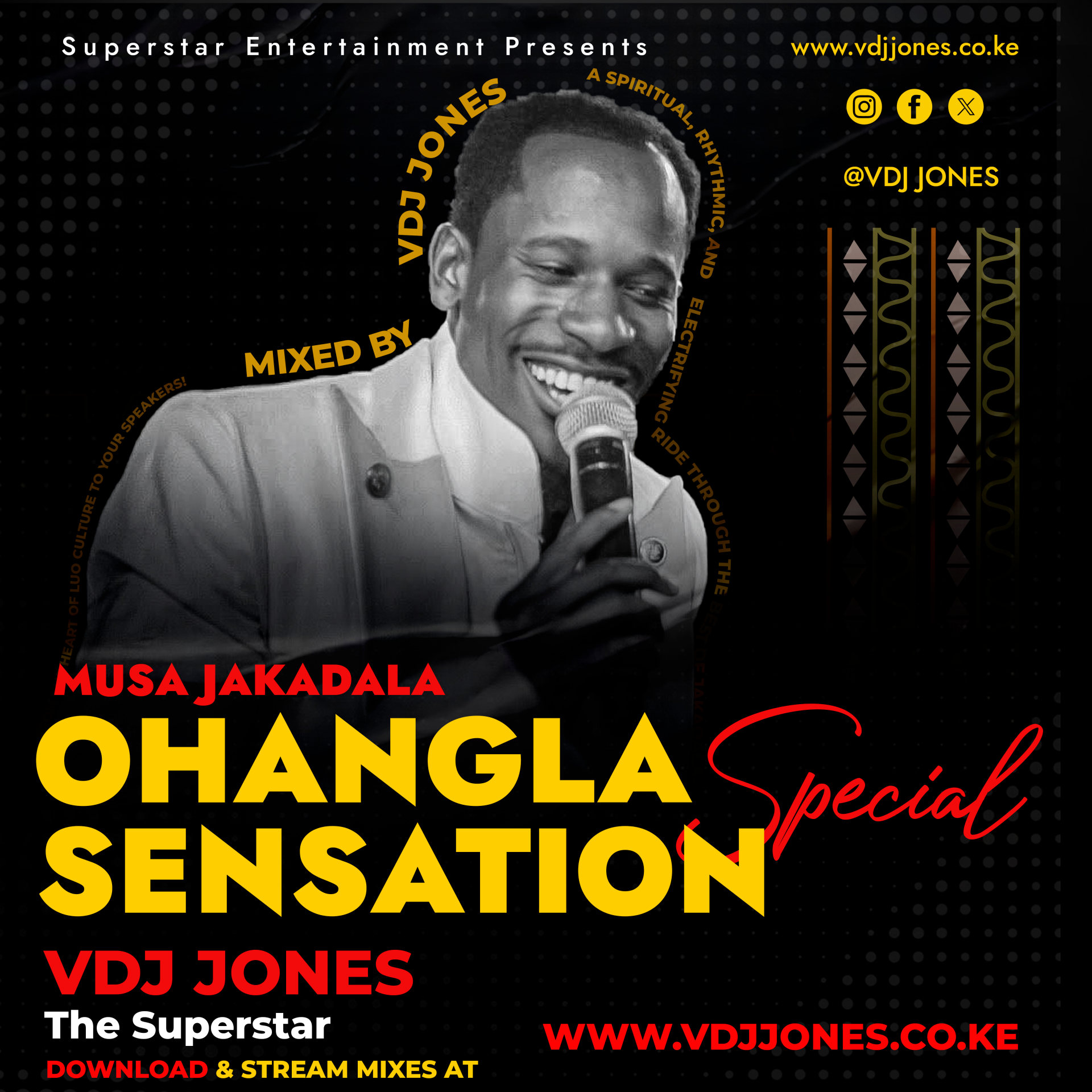 VDJ JONES - Luo Ohangla Mix - Best of Musa Jakadala